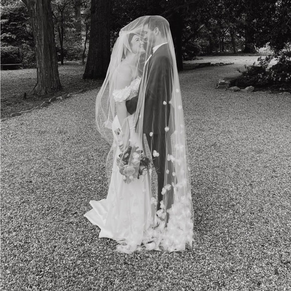 Anthropologie | Accessories | Anthropologie Elegant White Veil | Poshmark